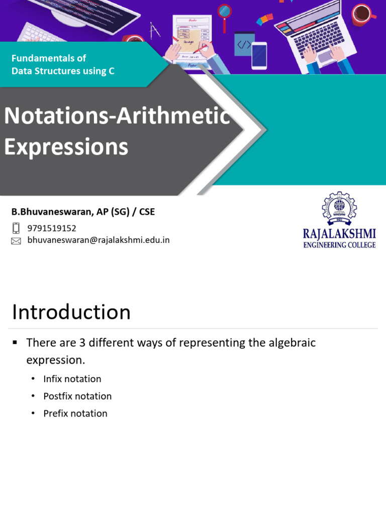 56-Notations To Represent Arithmetic Expresions | PDF | Computers