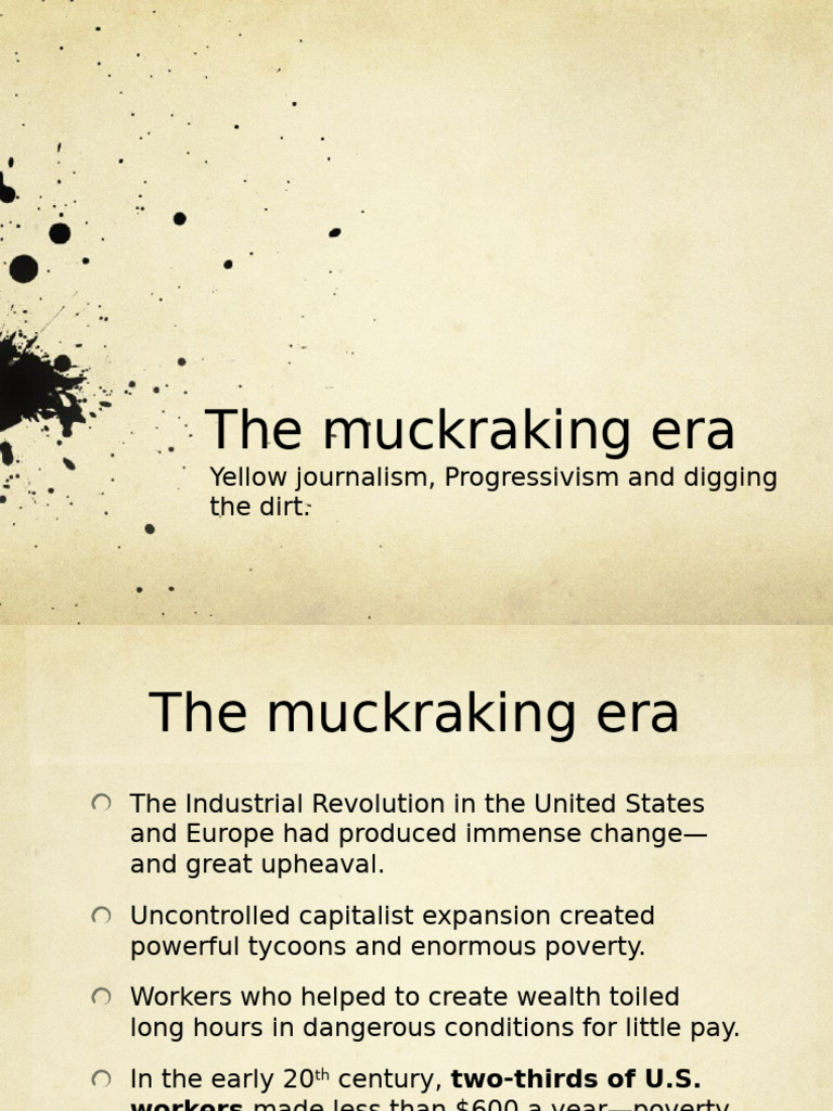Muckrakers | PDF | Muckraker | Journalism