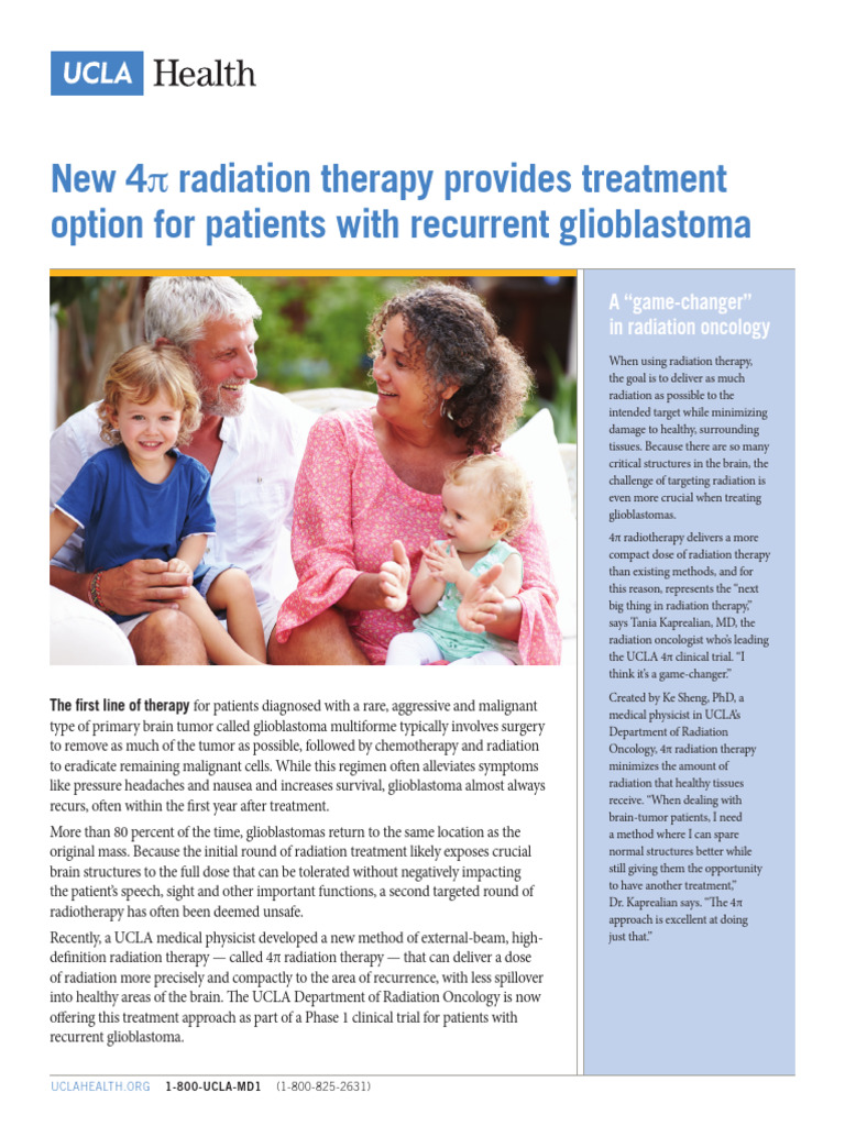 4π Radiation Therapy for Glioblastoma | PDF | Radiation Therapy | Brain ...