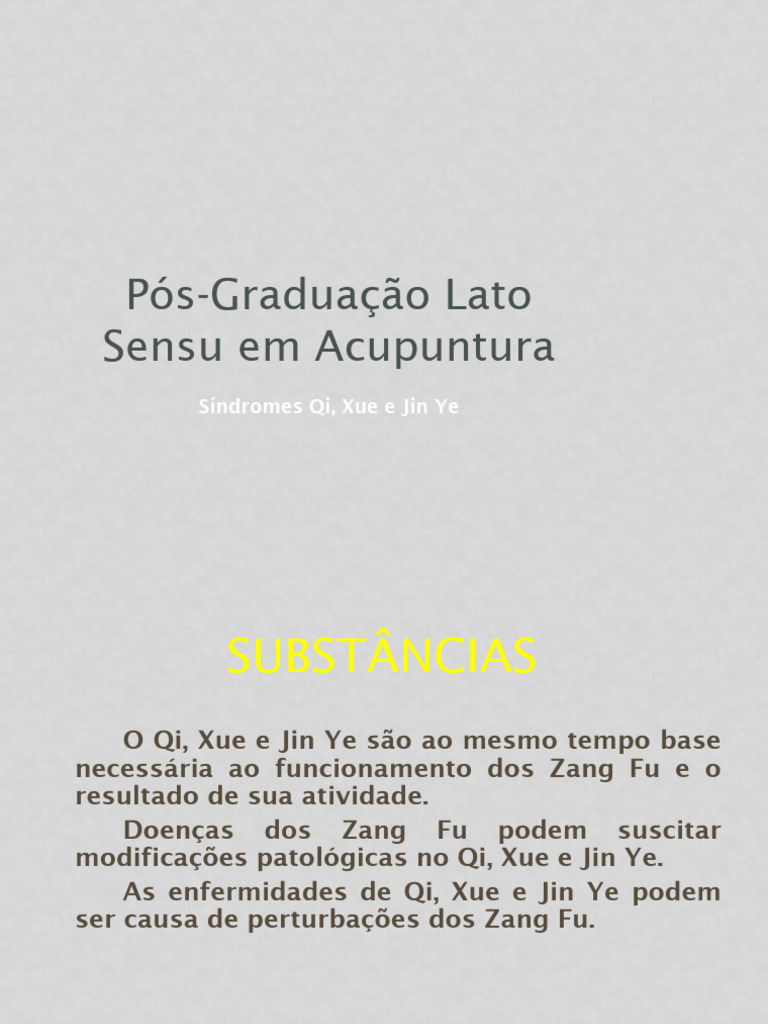 Síndromes de Qi, Xue e Jin Ye | PDF | Calor | Doenças e distúrbios