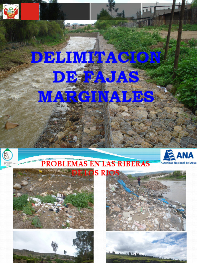Delimitación de Fajas Marginales en Ríos | PDF | Reservorio | Agua