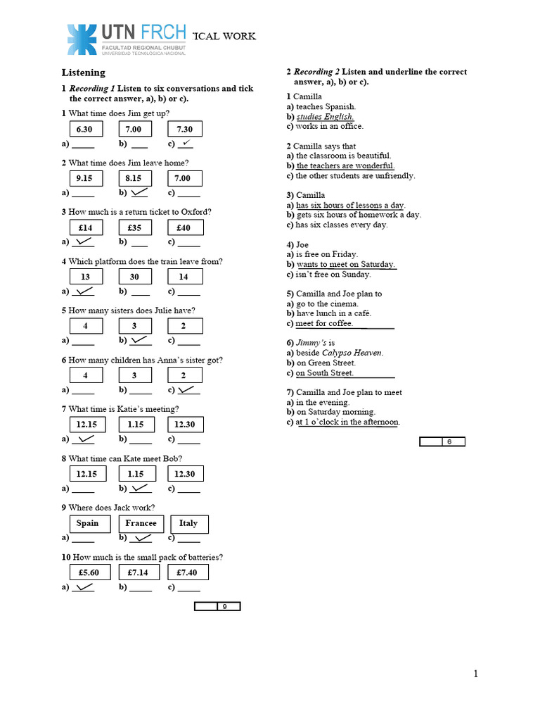 TP FINAL ENGLISH 1 | PDF
