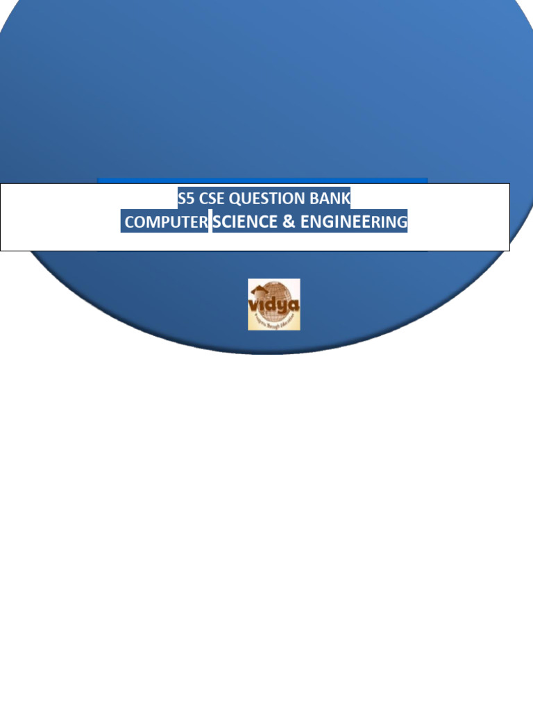 S5 CSEQuestion Bank 1 | PDF | Macro (Computer Science) | Osi Model