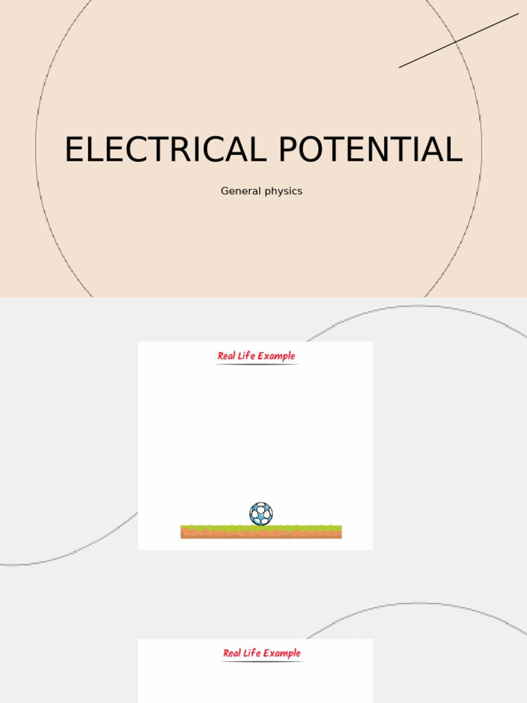 Electric Potential | PDF