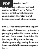 Harry Potter Book Review Analysis | PDF | J. K. Rowling | Harry Potter
