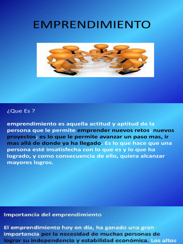 emprendimiento | PDF