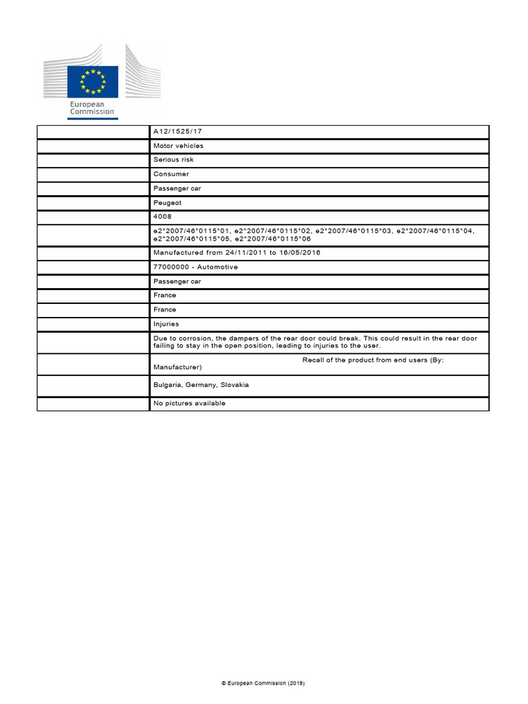 Rapid Alert System For Dangerous Non-Food Products: © European ...
