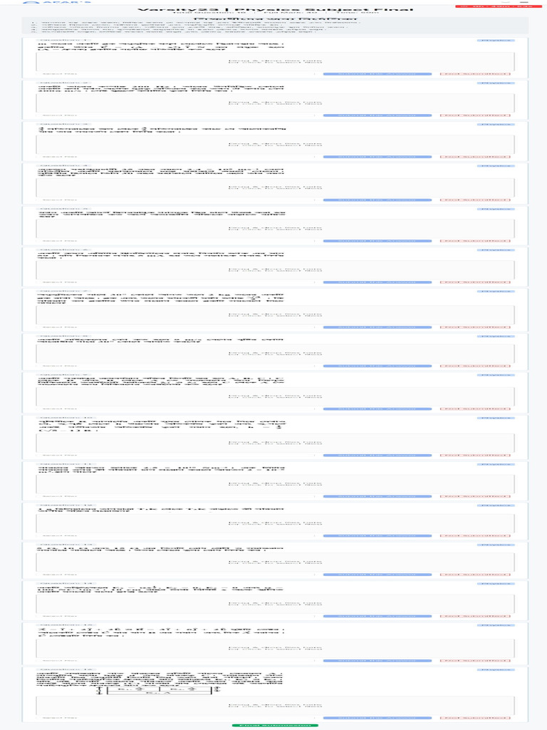 Physics Subject Final [Written] | PDF