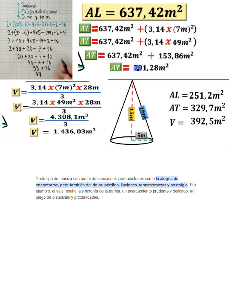 Operacion y Cono | PDF