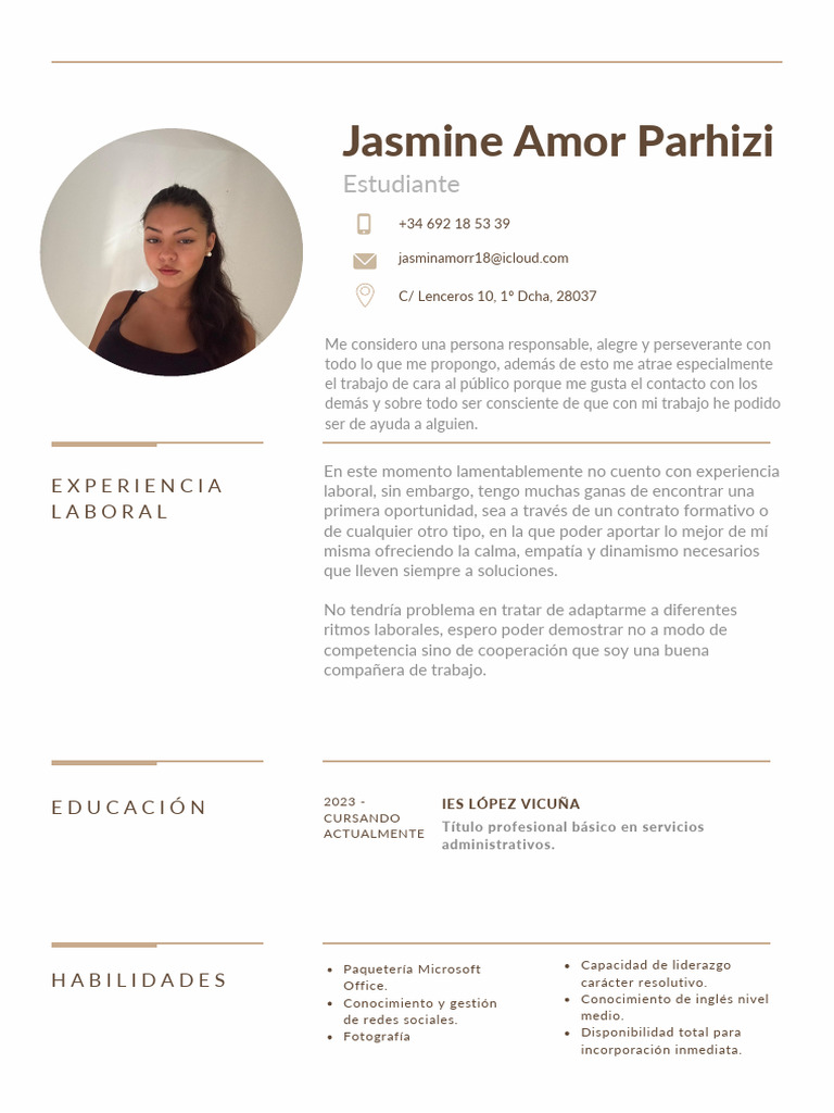 CV Jasmine A P 4 | PDF