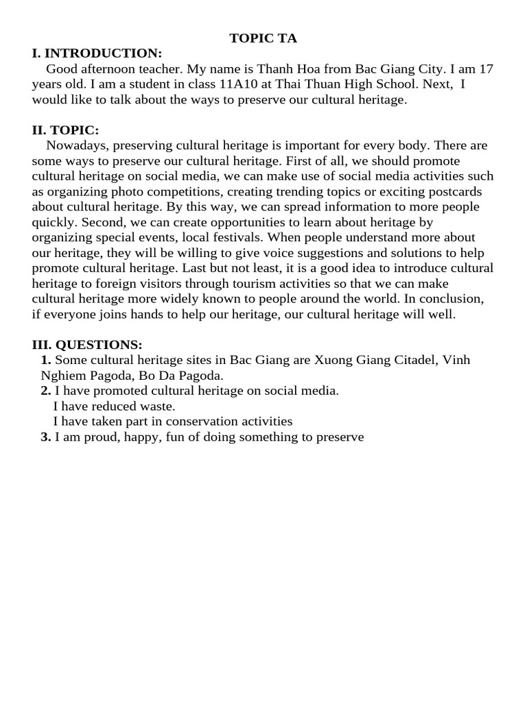 Topic Ta | PDF | Travel