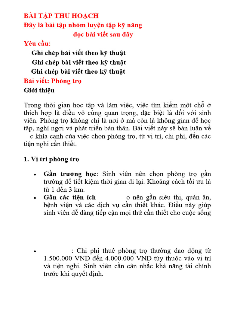 BT Thu Hoach 03 | PDF