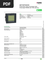 PowerLogic PM5320 Meter Specs | PDF | Alternating Current | Ac Power