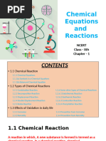 Class 10 Science Ch1 Detailed Notes | PDF | Chemical Reactions | Redox