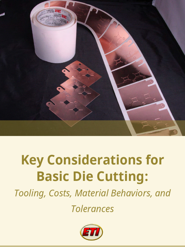 Approved - Key Die Cutting Considerations - Ebook | PDF | Machine Tool ...