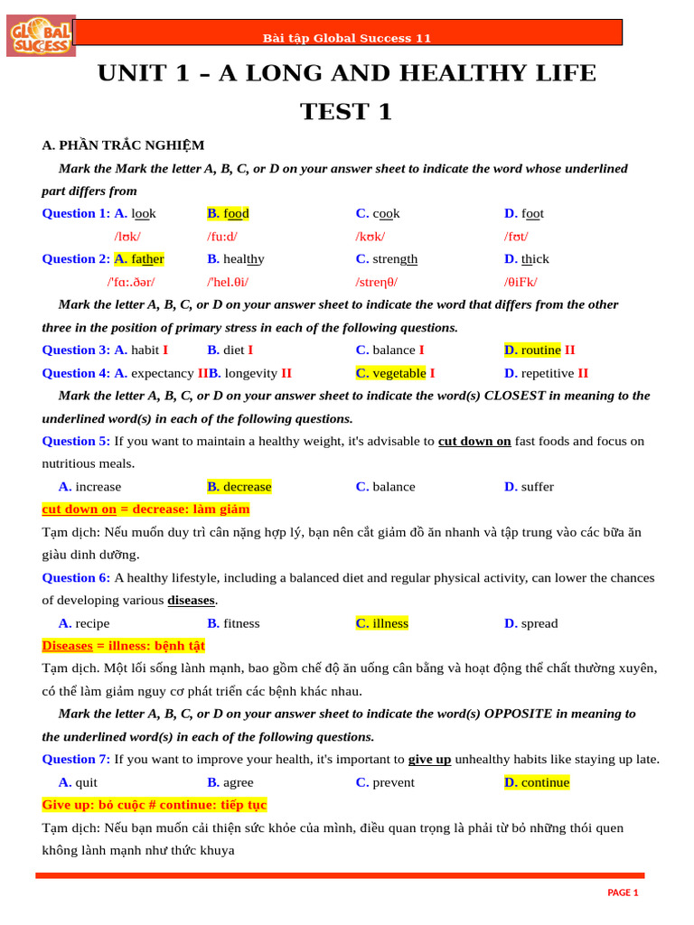 Unit 1.1 (File GV) | PDF