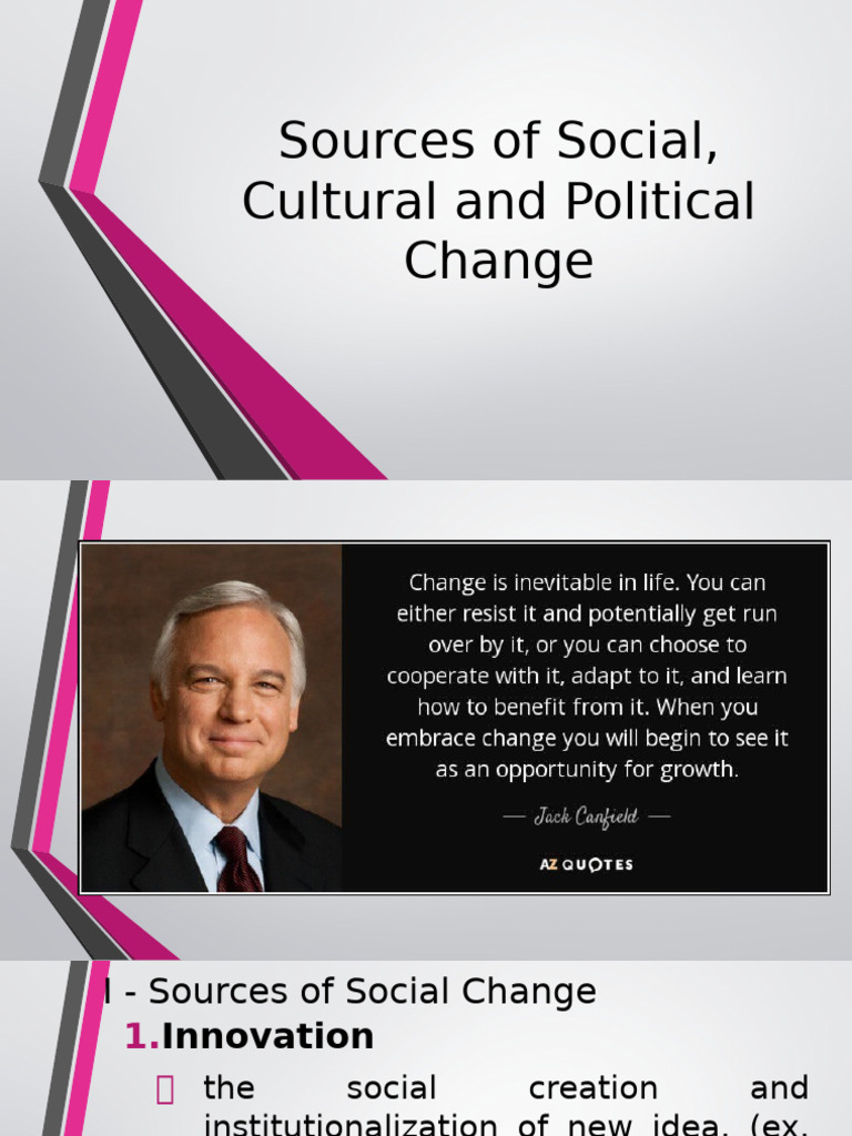 Q1 W2 D1 Sources of Cultural Social Political Change | PDF | Society ...