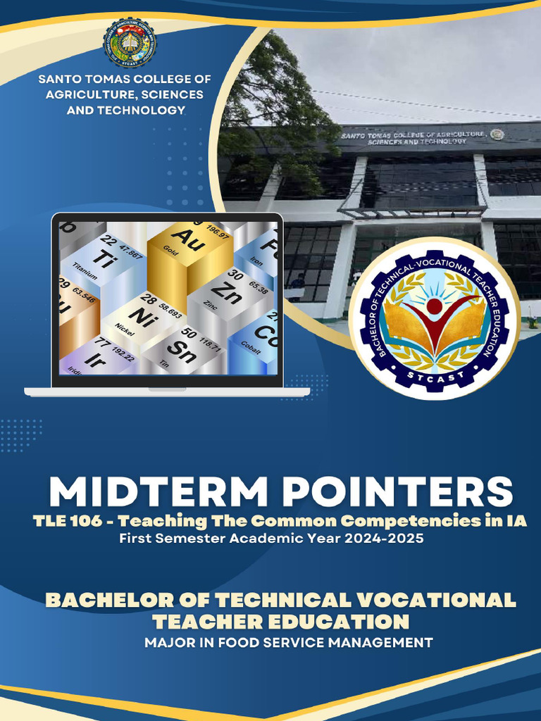 Midterm Pointers - Tle 106 | PDF | Sheet Metal | Metalworking