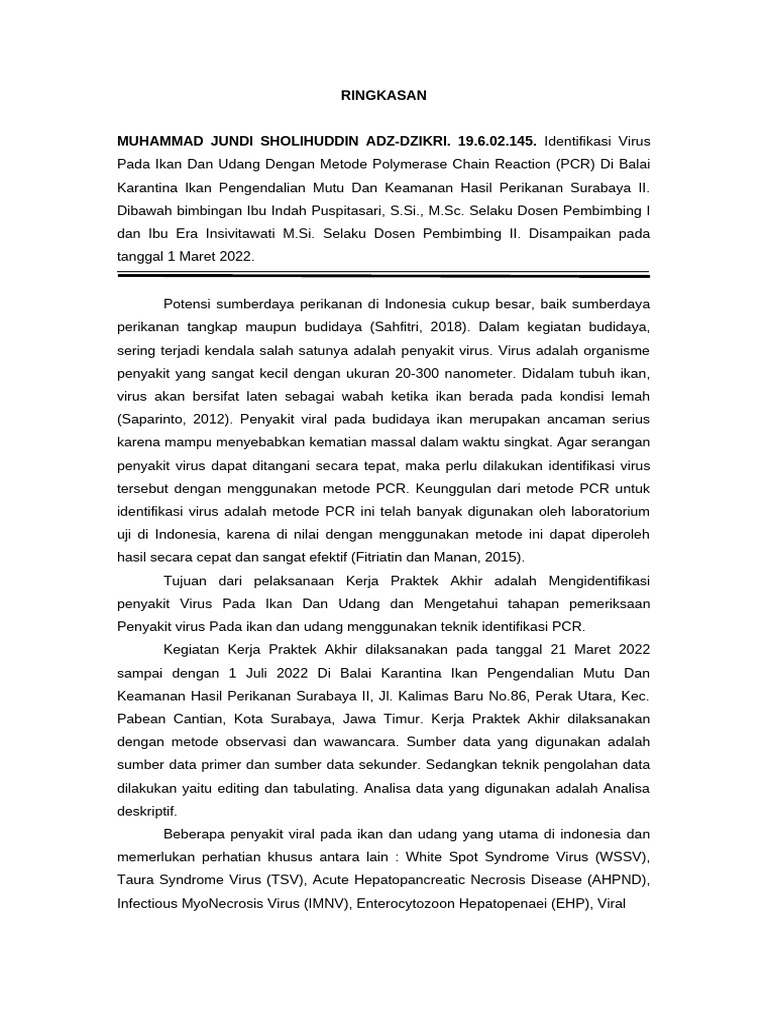 Format Ringkasan PKL-2 | PDF | Pengembangan Diri