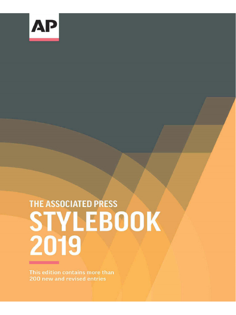 The Associated Press Stylebook 2019 and Briefing On Media Law | PDF ...