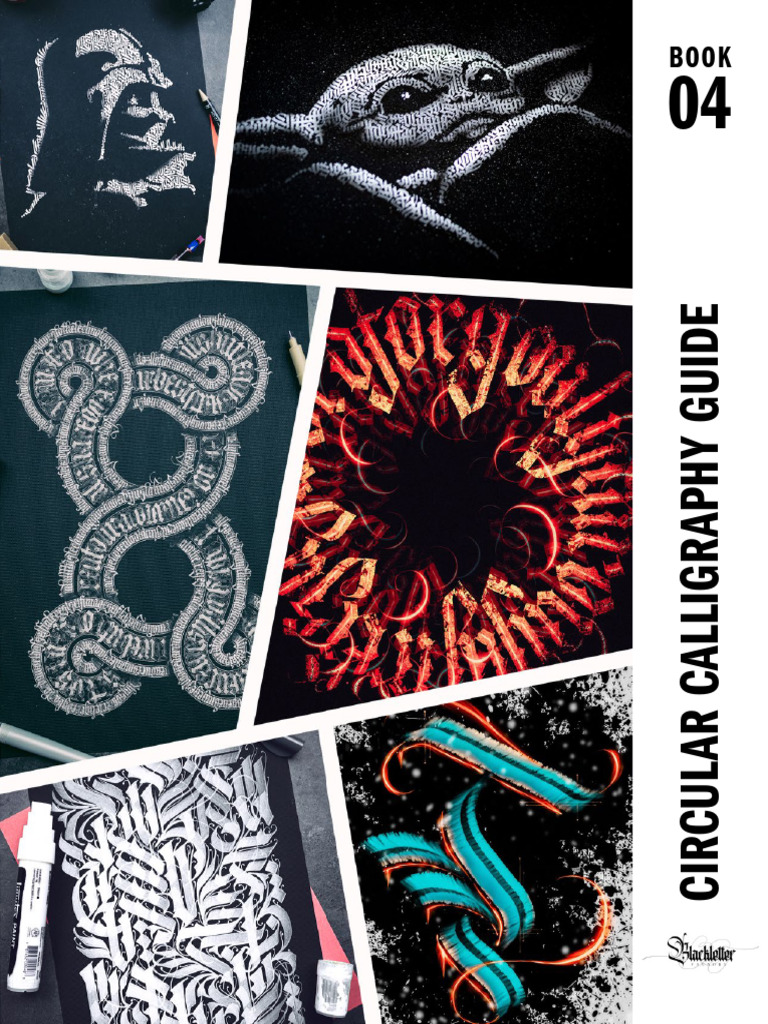 Book 04 - Circular Calligraphy Guide | PDF | Foreign Language Studies