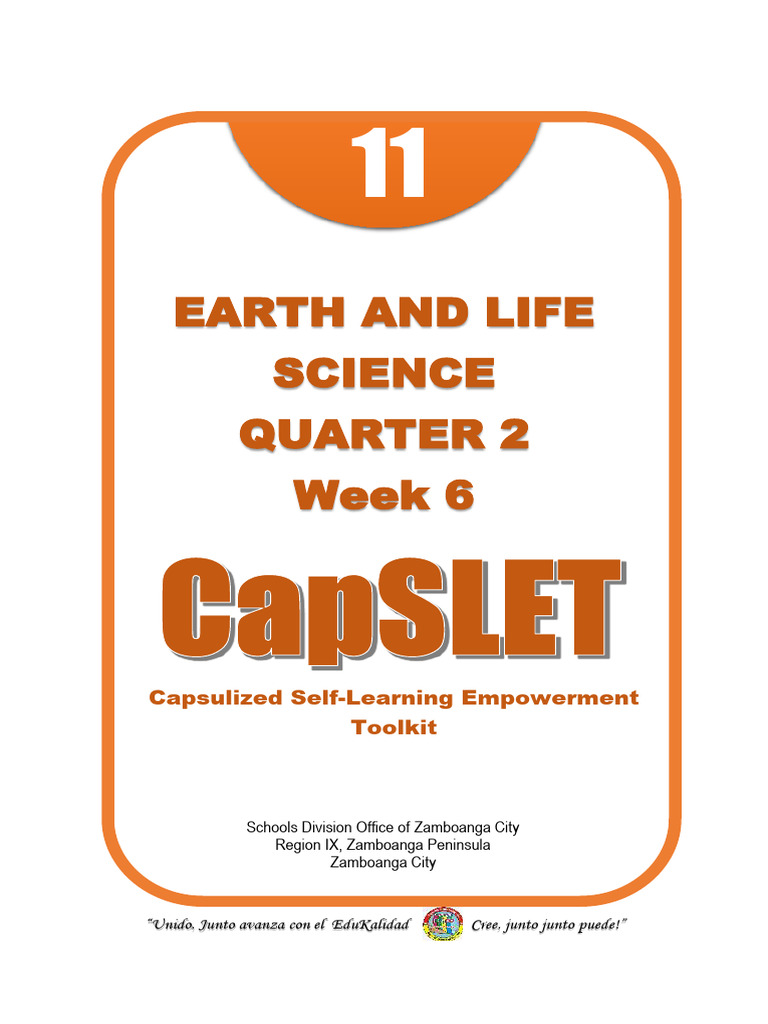 Earth and Life Science Quarter 2 Week 6: Not For Sale | PDF | Evolution ...