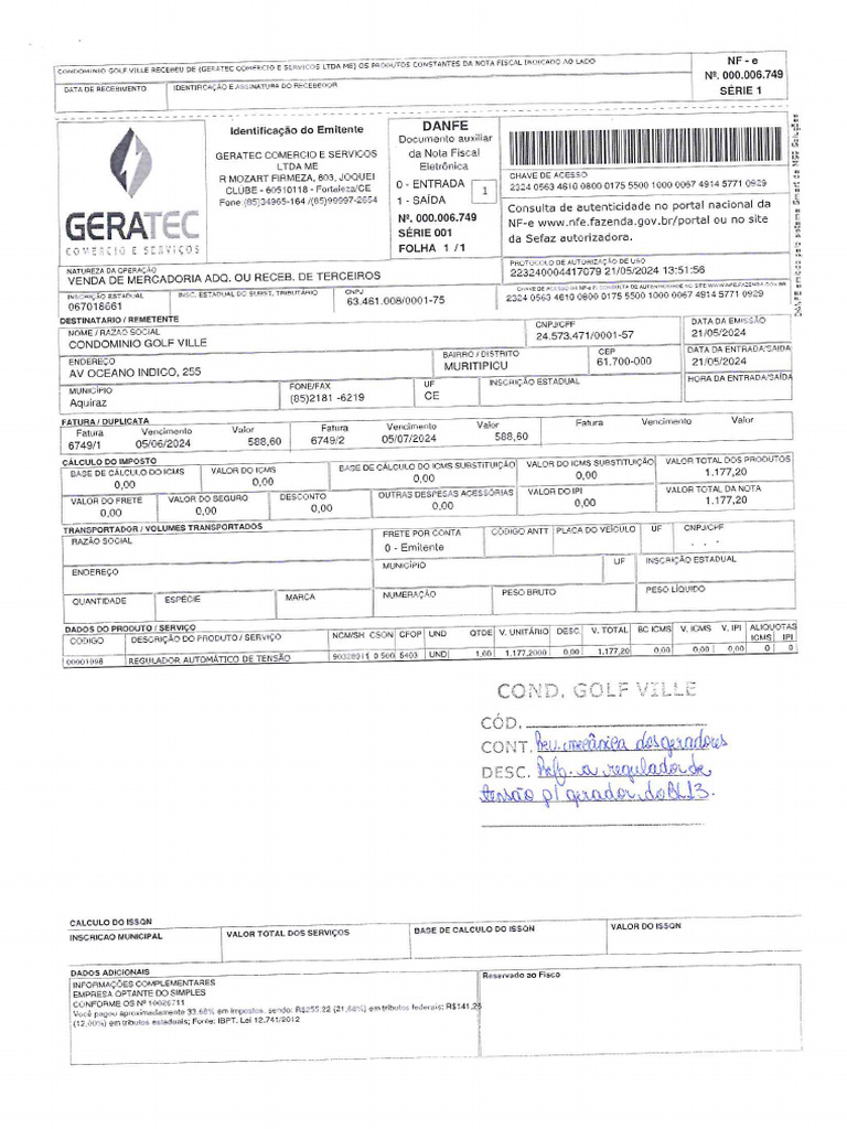 05.2024 Geratec 6749 | PDF