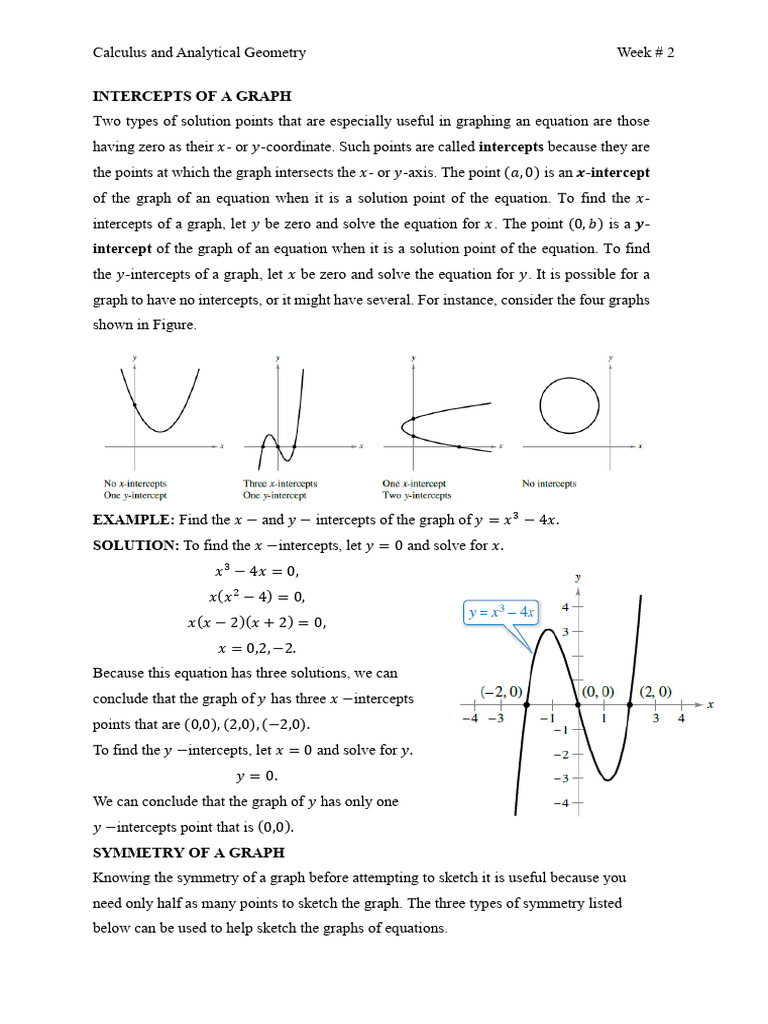 Week # 2 | PDF | Symmetry | Equations
