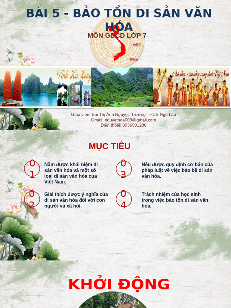 KNTT Bai 5 Bao Ton Di San Van Hoa | PDF