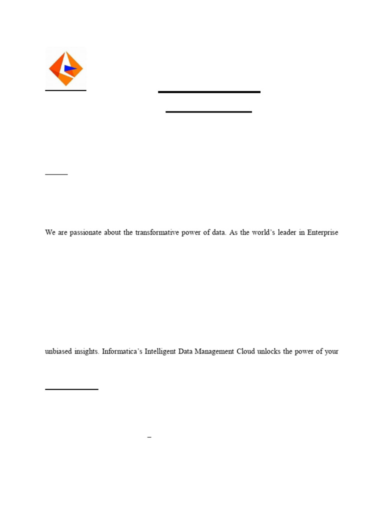 Informatica 2024 JD | PDF