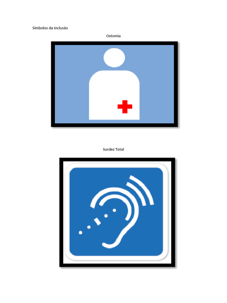 Símbolos Da Inclusão | PDF