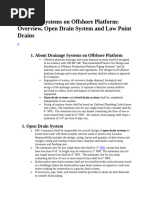 Open and Closed Drains System PDF | PDF | Chemical Engineering | Liquids