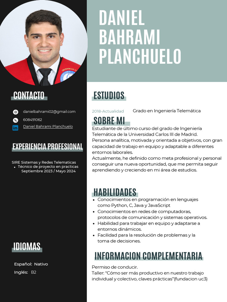 Daniel Bahrami Planchuelo | PDF