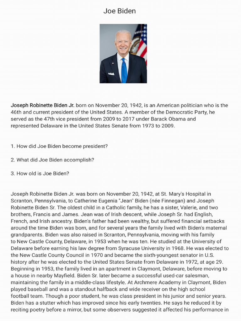 Joe Biden | PDF
