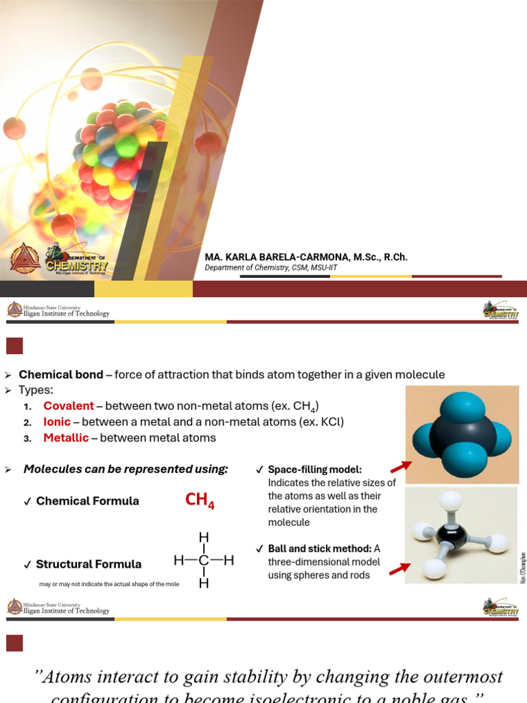 Chemical Bonding Explained for Engineers | PDF | Chemical Bond | Ionic ...