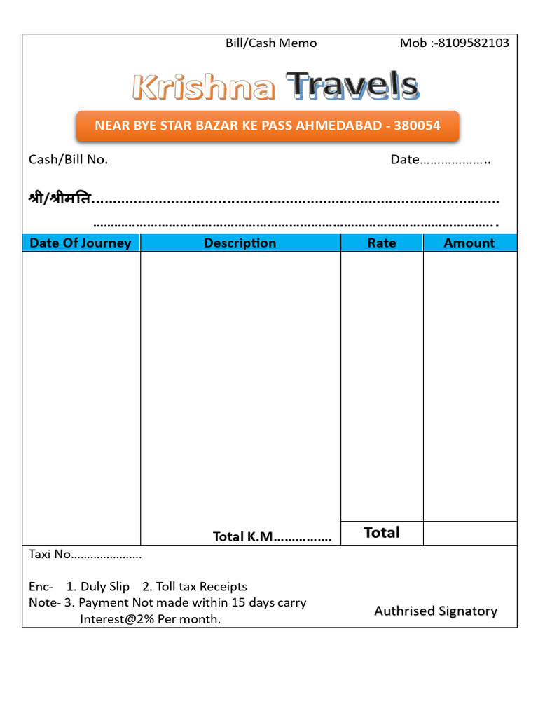 Bill Book 0000 | PDF