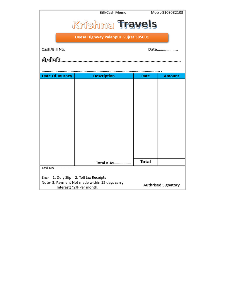 Bill Book 4 | PDF