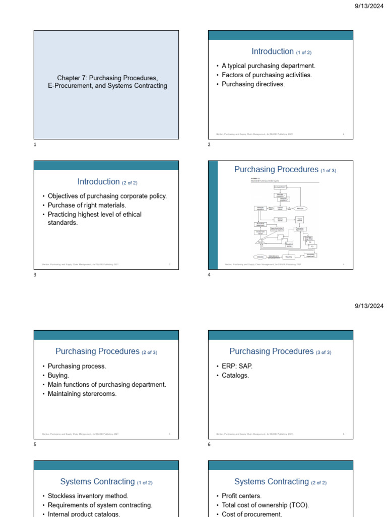 Ch 6 E-Procurement | PDF | Radio Frequency Identification | Auction