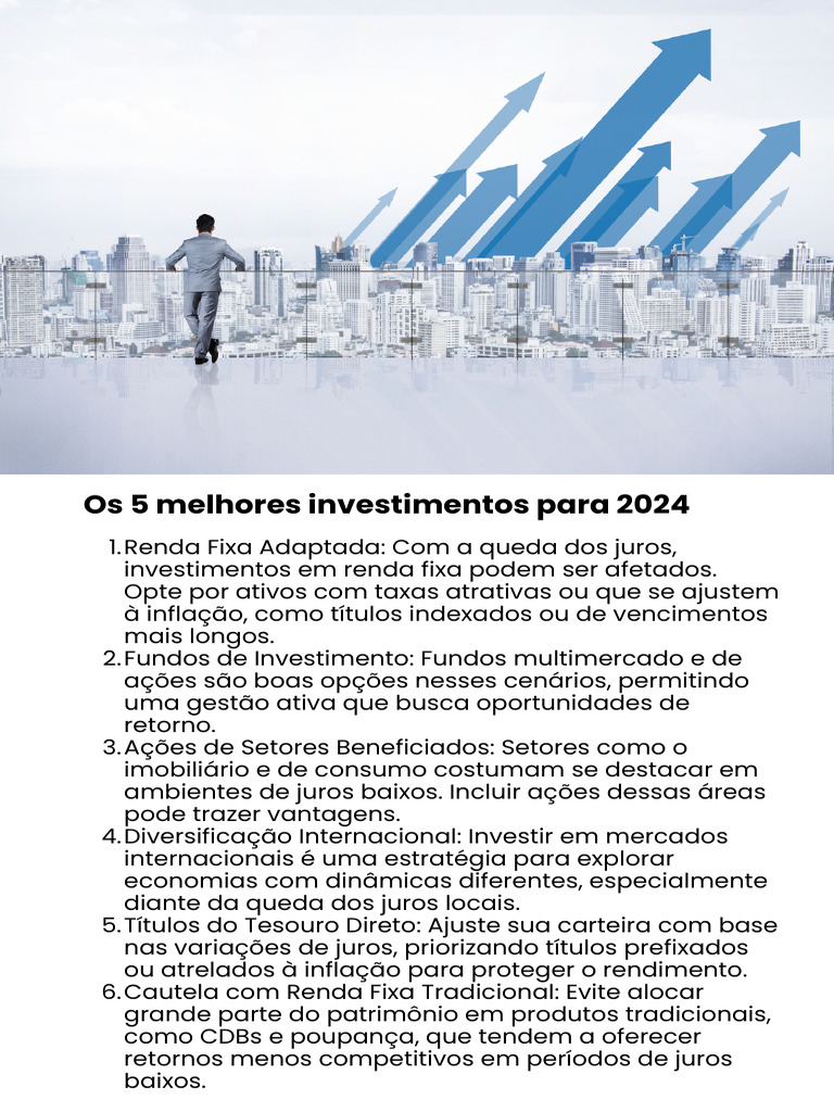 Os 5 melhores investimentos para 2024 | PDF