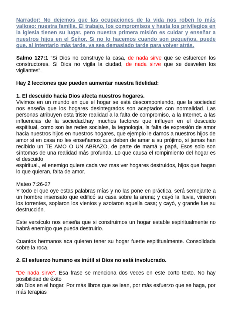 PREDICA | PDF | Amor | Dios