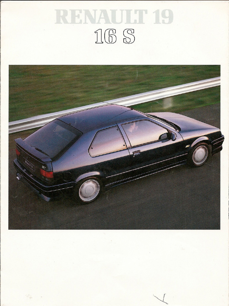 1990 Renault 19 16 S FR | PDF