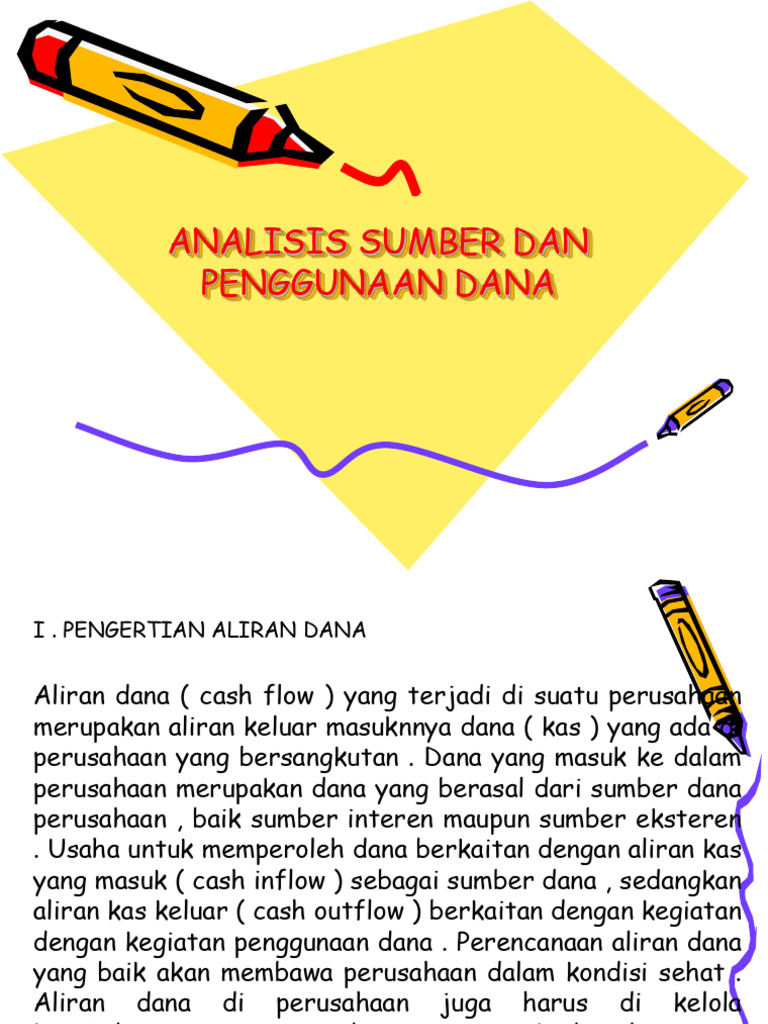 Analisis Sumber Dan Penggunaan Dana | PDF | Teknologi & Rekayasa