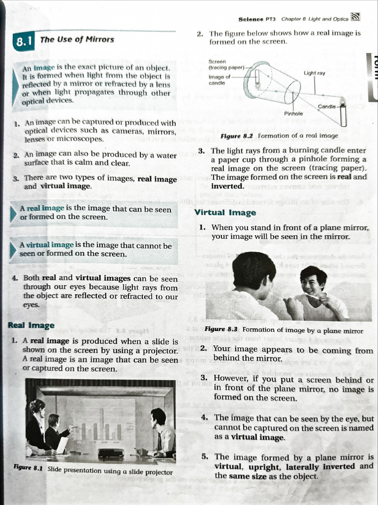 Chapter 8 Light and Optics | PDF