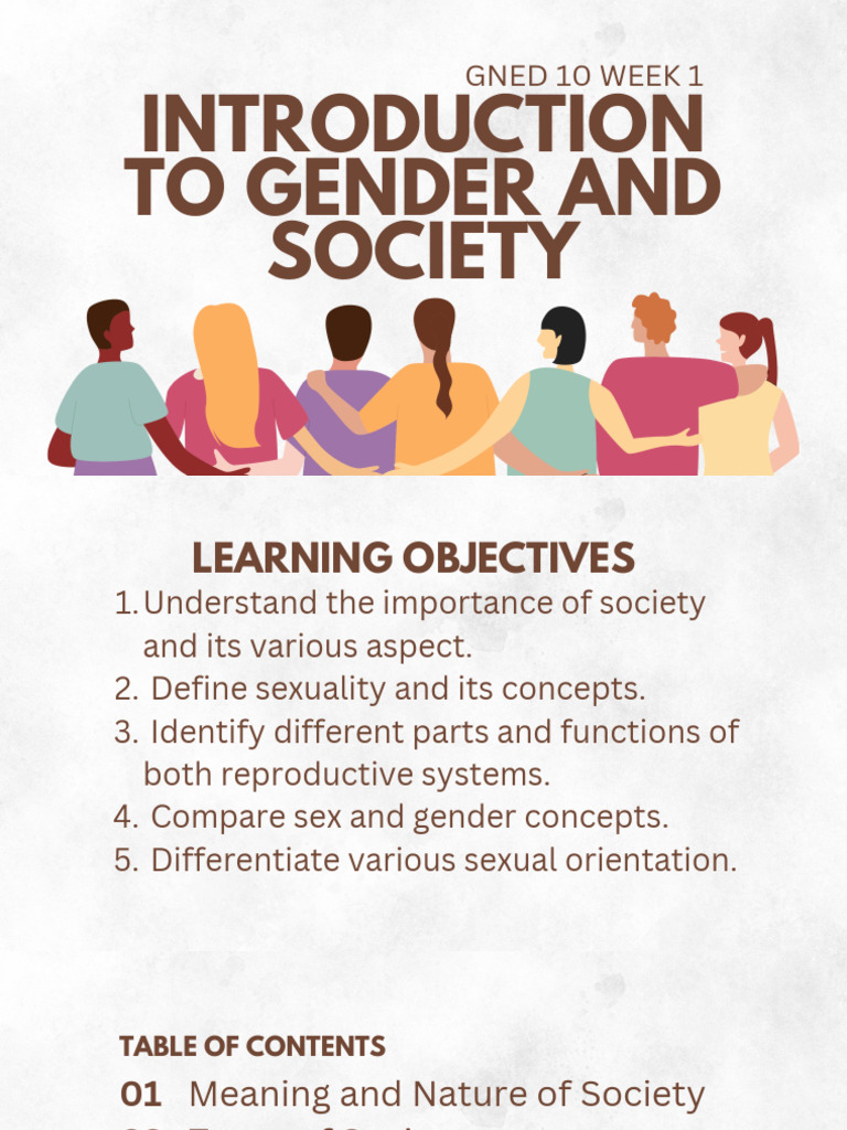 Society, Gender, and Sexuality Basics | PDF | Sexual Orientation | Gender