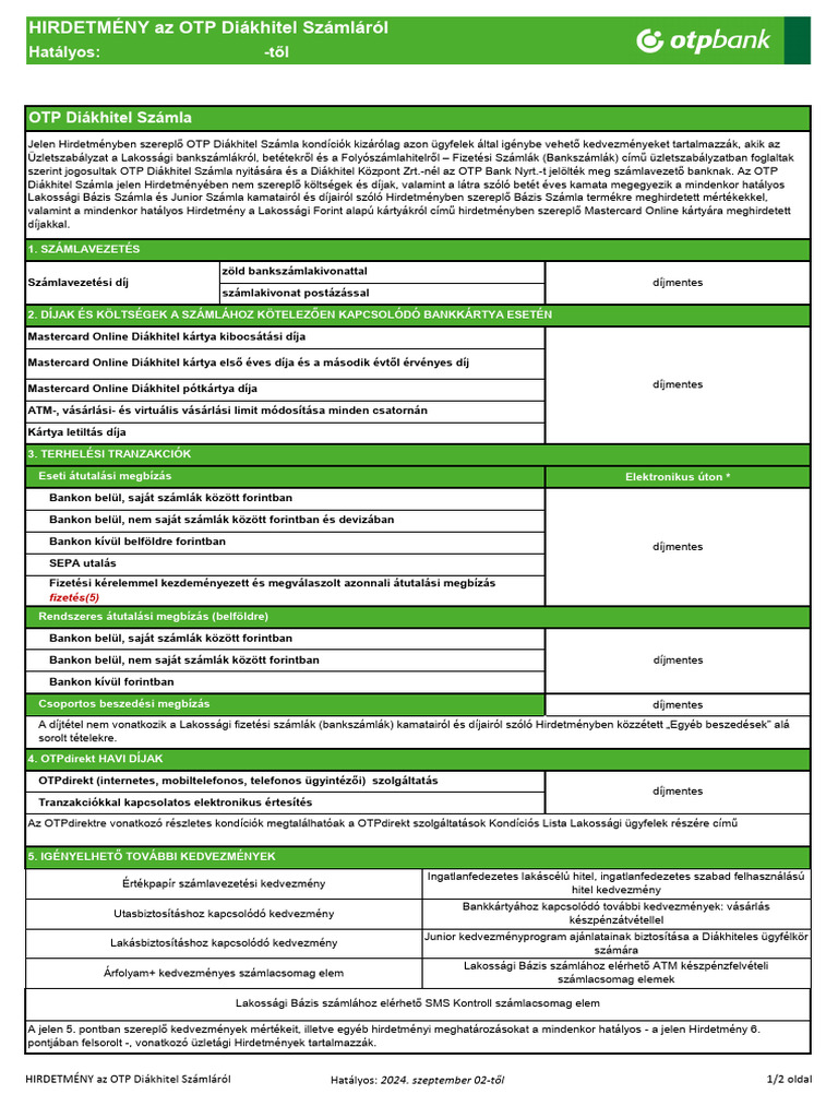 Diakhitel Szamla H 20240902 | PDF