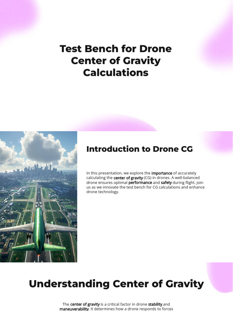 Balancing Act Innovating The Test Bench For Drone Center of Gravity ...