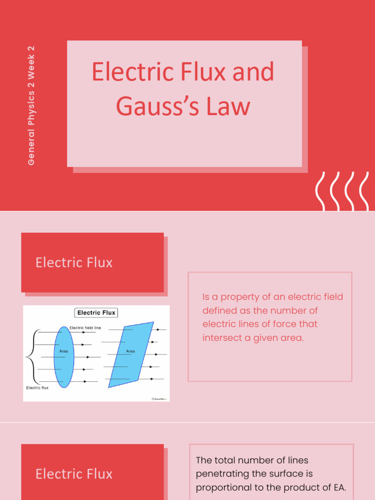Electric Flux and Gauss's Law Explained | PDF | Flux | Electric Field