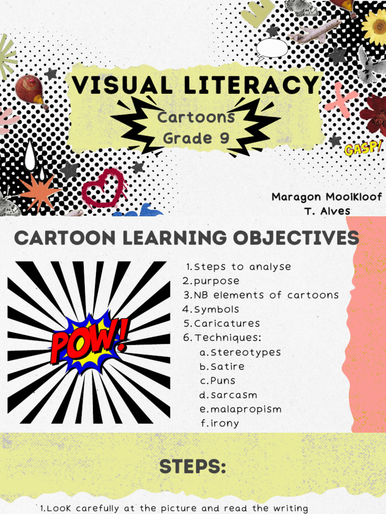 Grade 9 Visual Literacy in Cartoons | PDF