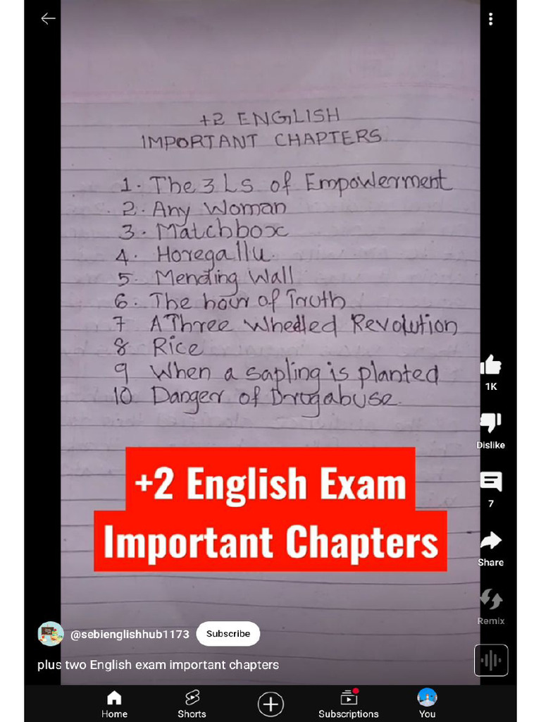 Plus Two Winner | PDF