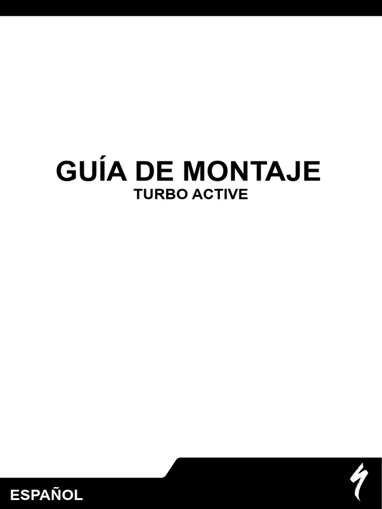 Specialized Turbo Active Assembly Guide Es | PDF | Tornillo | Neumático